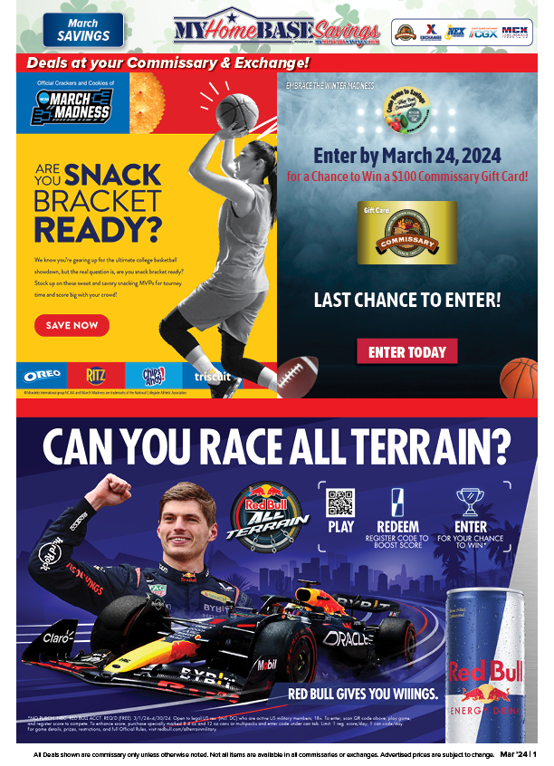 Enter for a Chance to Win a $100 Commissary Gift Card!